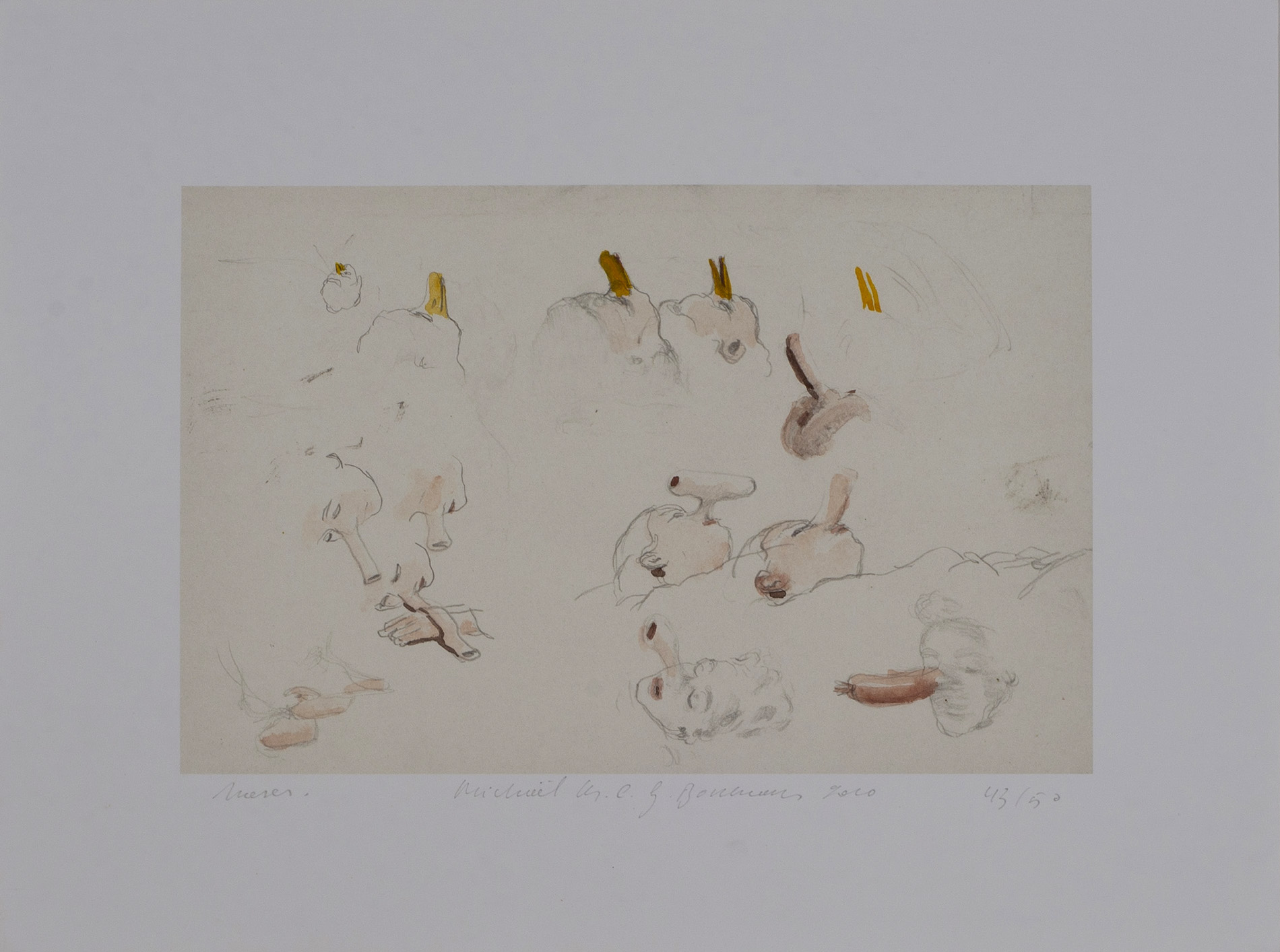 Michael Borremans Drawings